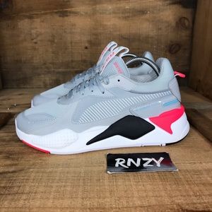 Puma | Shoes | New Puma Rsx Grey Shock Pink | Poshmark